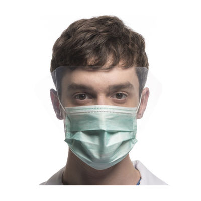 Masker Debu Non Woven Sekali Pakai Cairan Tahan Dengan Pelindung Mata ...